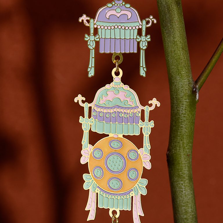 The Palace Museum Paper-marka-marka, 8"x4", Palace Lantern laster-marka ...